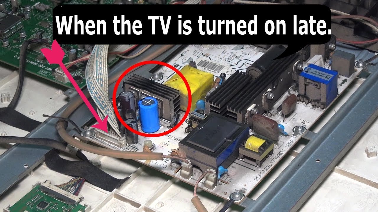 LCD tv power on problem solving video, when open lately.#Pro Hack - YouTube