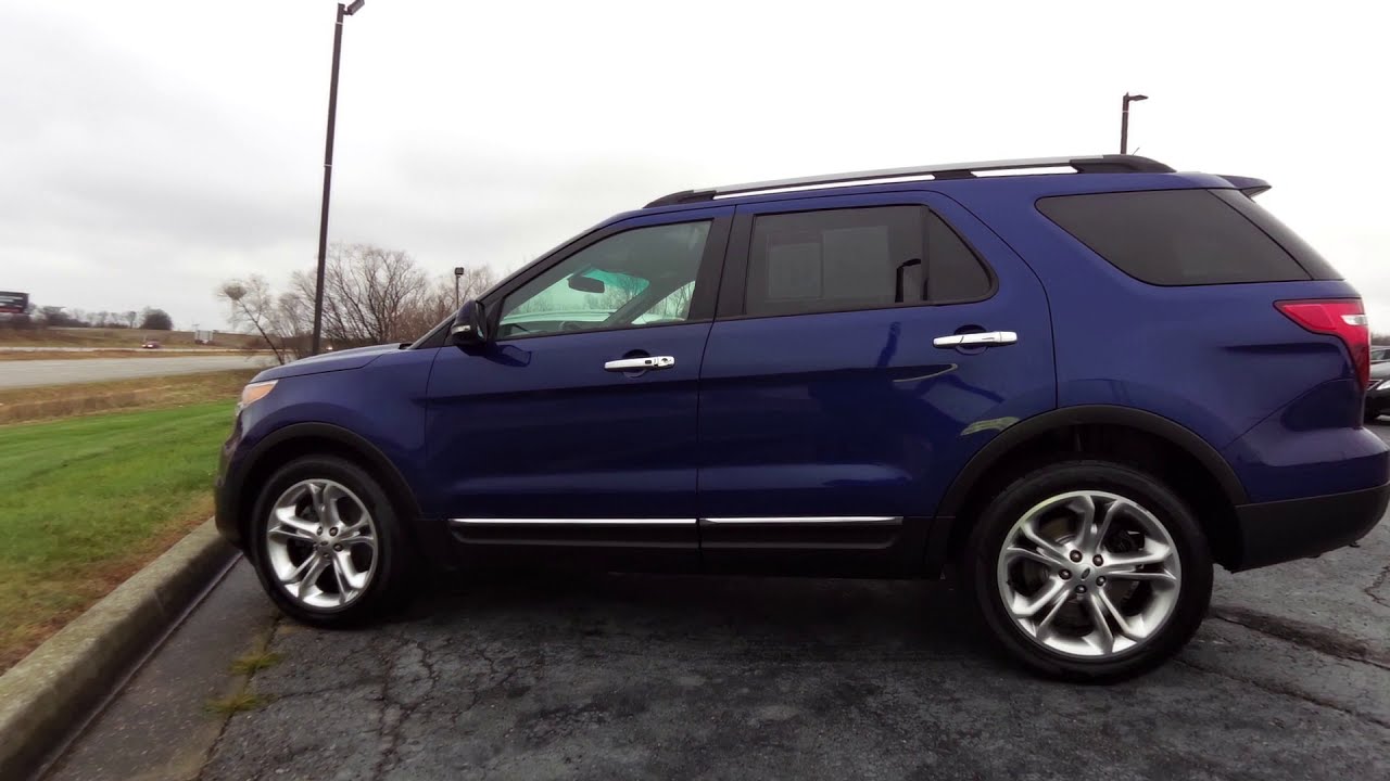 2014 Ford Explorer Limited Blue - YouTube