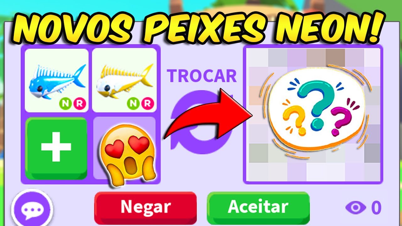 TROCANDO MAHI MAHI DIAMANTE NEON E MAHI MAHI DOURADO NEON! Nova ...