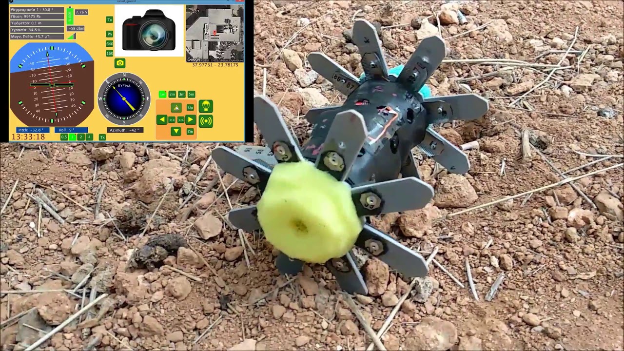 UrsaMinor CanSat rover (NTUA) - YouTube