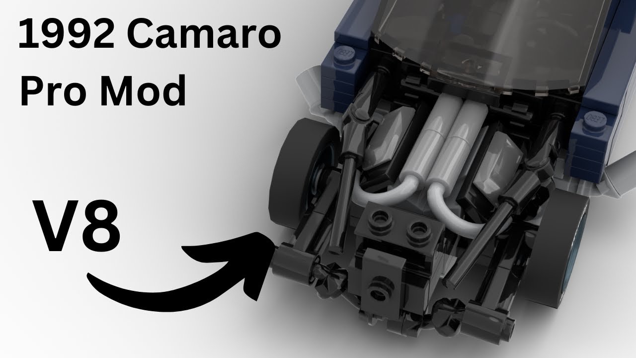 Camaro Pro Mod Dragster with V8 ENGINE MODEL - YouTube