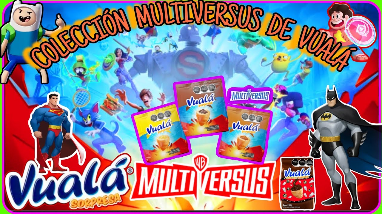 Colección de Vualá Multiversus 🥐🦸🏻‍♂️🦹🏻‍♂️🤖🧌🥐 #vualasorpresa # ...