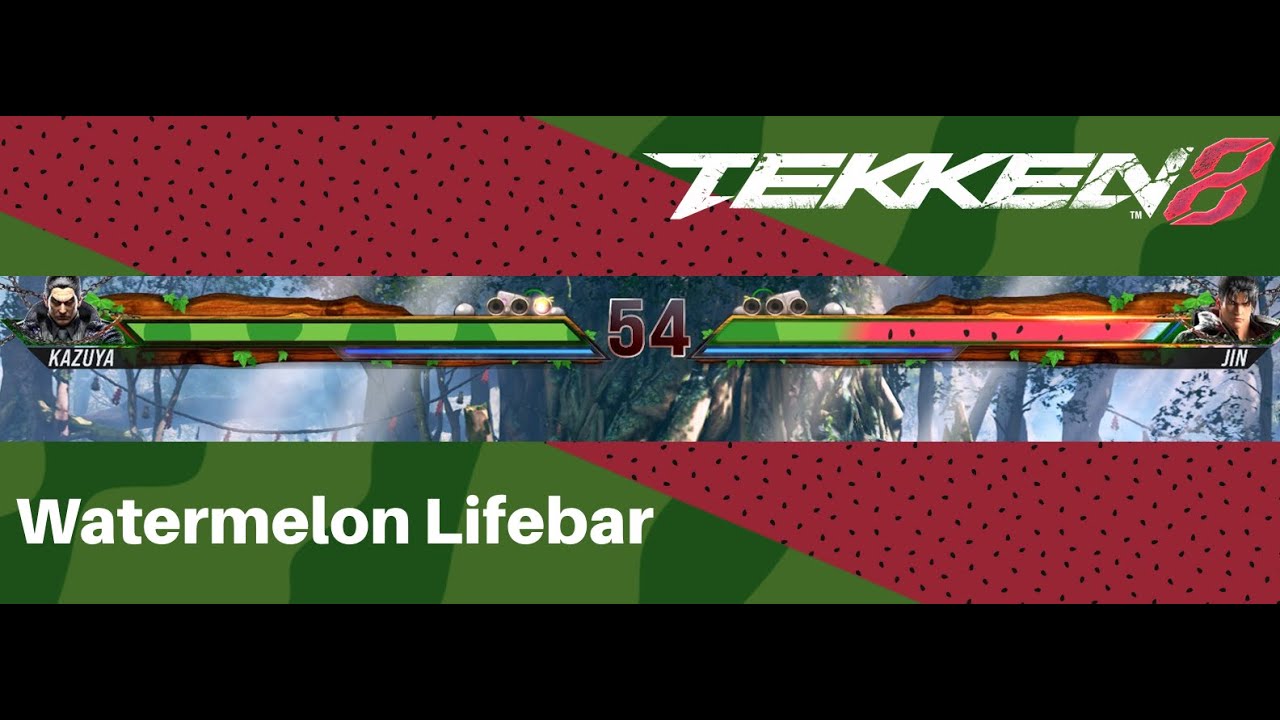 Watermelon Life bar | Tekken 8 mod - YouTube