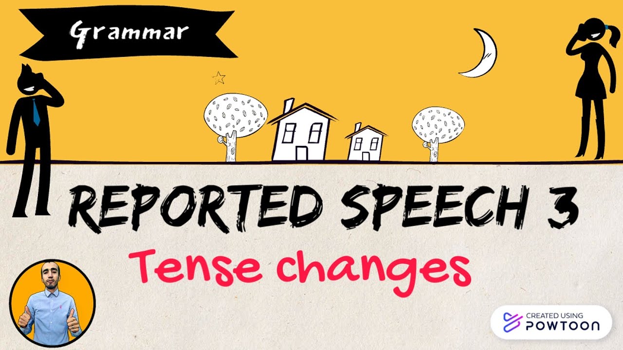 Reported Speech 3- Verb Tense changes - YouTube