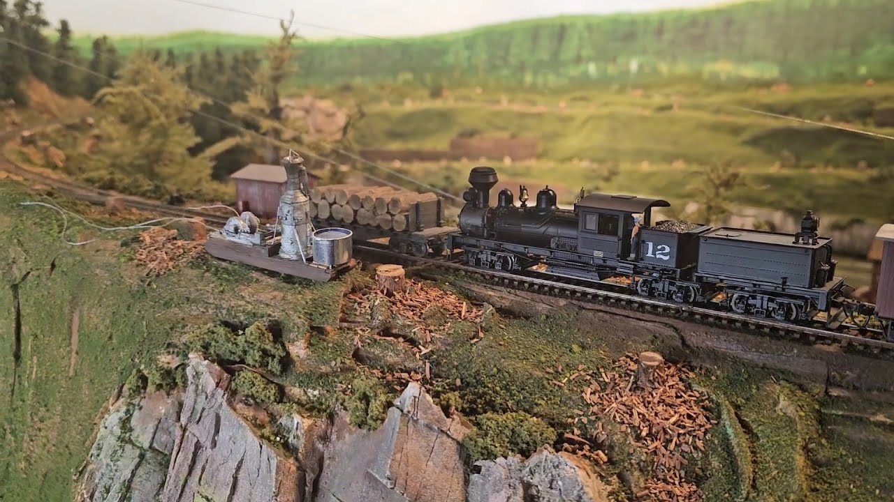 Beautiful HO Scale Logging Railroad built by Larry Orndorff. The Tall ...