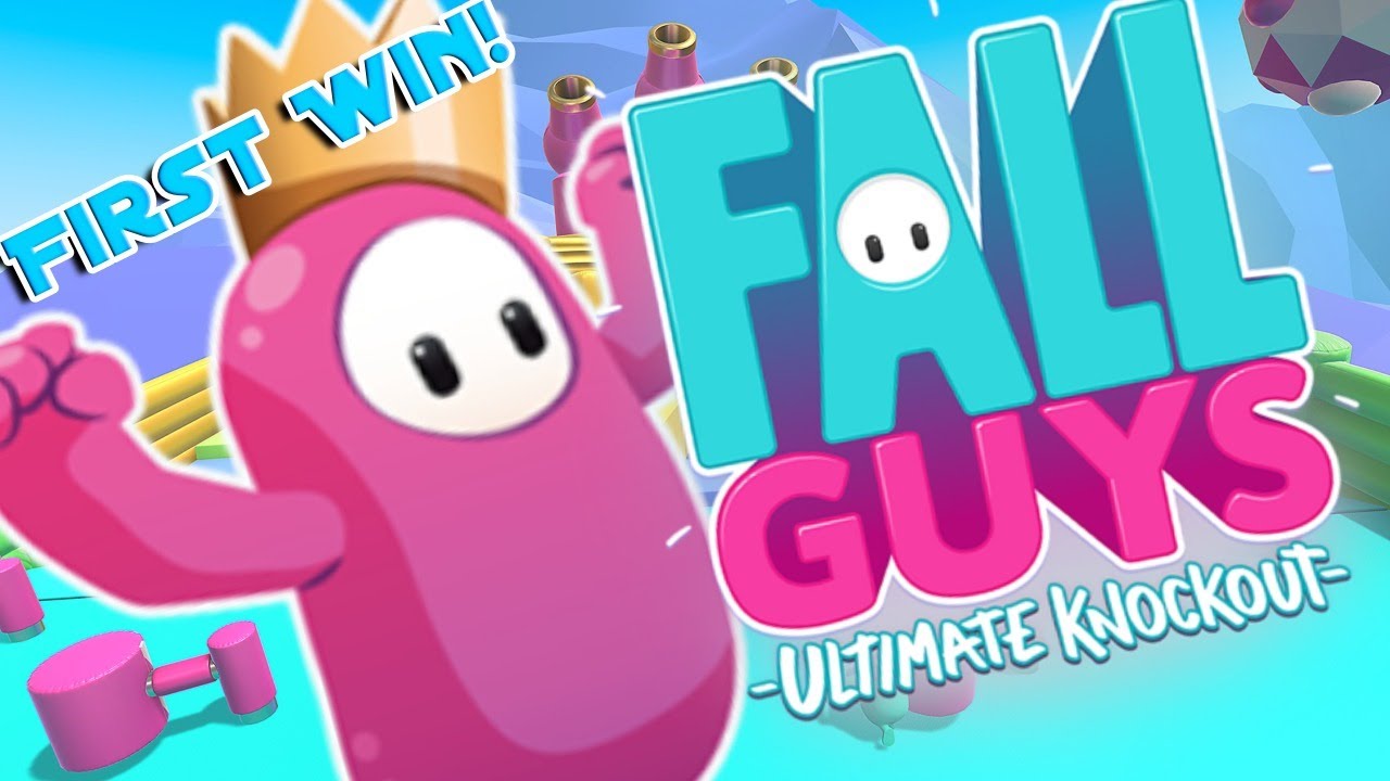 Getting my FIRST EVER win in Fall Guys! - YouTube
