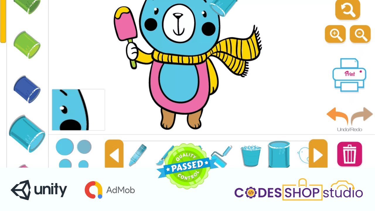 Drawing & Coloring | Coloring Games | Fun Coloring | Unity Coloring ...