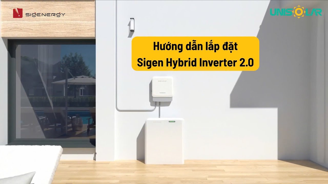 Hướng dẫn lắp đặt Sigen Hybrid Inverter thế hệ 2.0 - YouTube