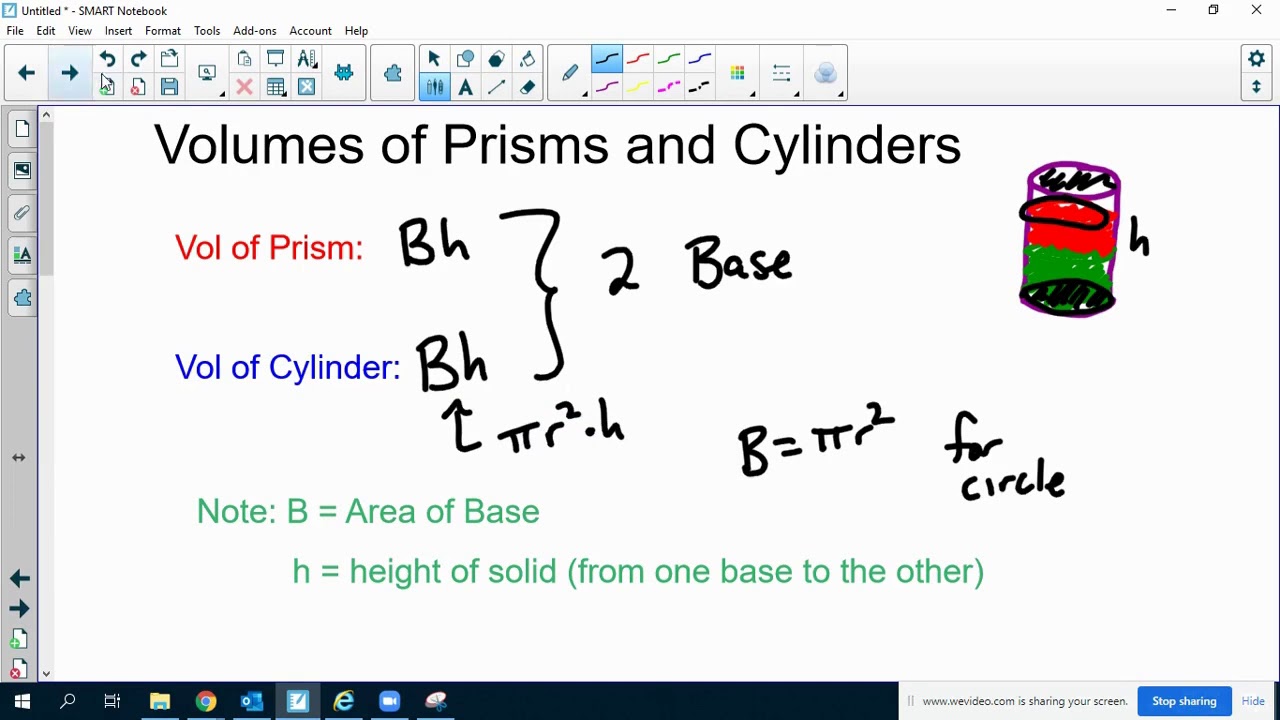 Volume of Prisms and Cylinders - YouTube