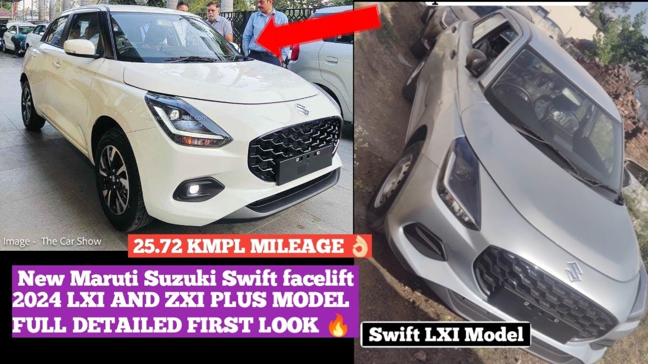 Maruti Suzuki Swift facelift 2024 TOP MODEL AND BASE MODEL FULL ...
