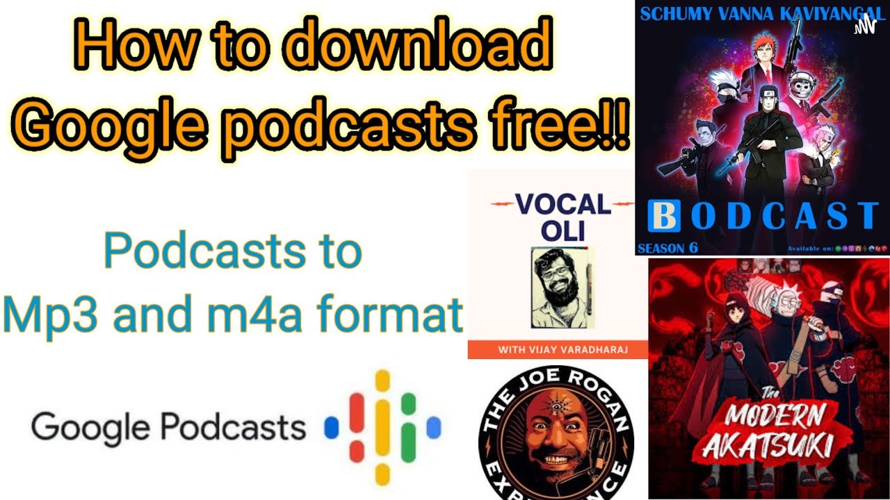 How to download Google podcast free!|Google Podcast to MP3| Karthi ...