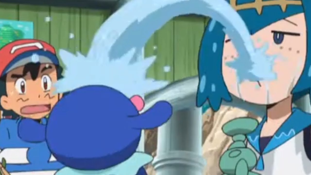 Pokemon - Nebby Teleports Lana To The Ocean..., Like A Wave! (236K ...