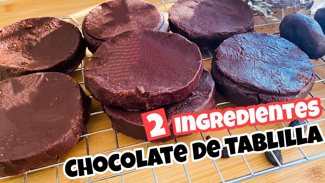 COMO HACER TABLILLAS DE CHOCOLATE con 2 ingredientes - YouTube