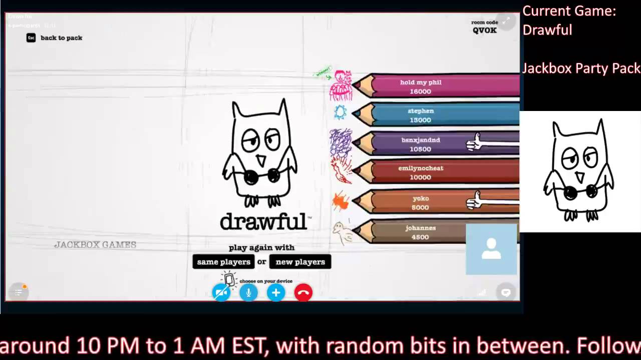 Jackbox With The Owls! 10-28 (Part 1) - YouTube
