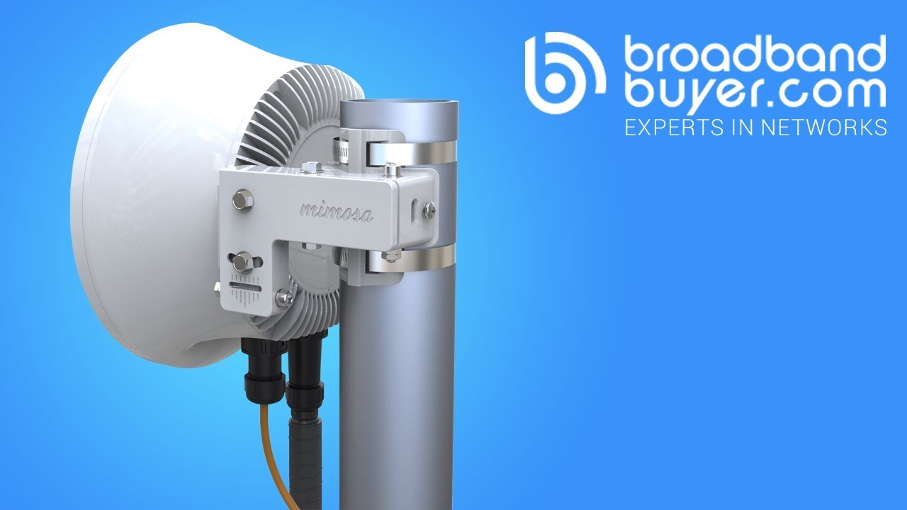 Mimosa Networks B24 Gigabit Point to Point 24 GHz Mounting, Installing ...