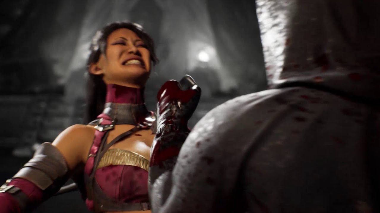 Ghostface Destroys Human Mileena Mortal Kombat 1 - YouTube