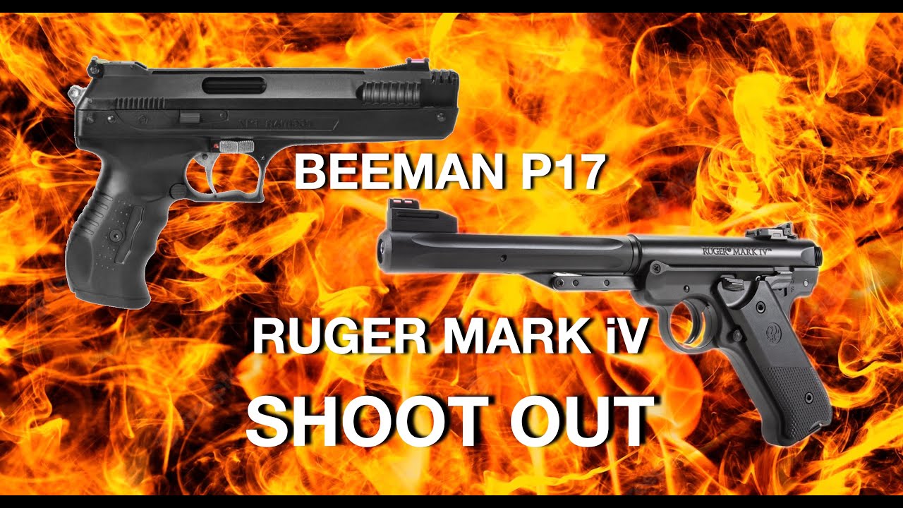 BEEMAN P17 vs Umarex Ruger Mark iV - YouTube
