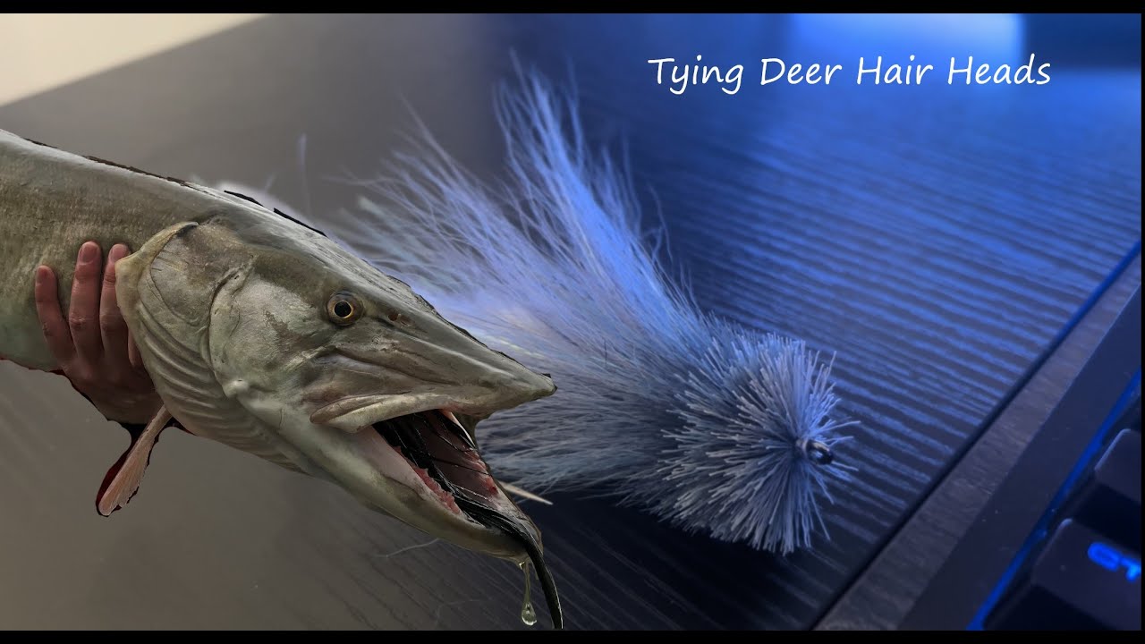 Tying Deer Hair Heads | Spinning Deer Hair - YouTube