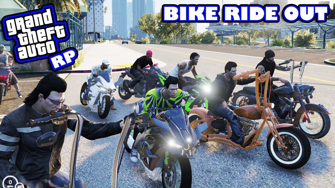 GTA RP - GOING TO BIKE SHOW THEN RIDE OUT! - YouTube