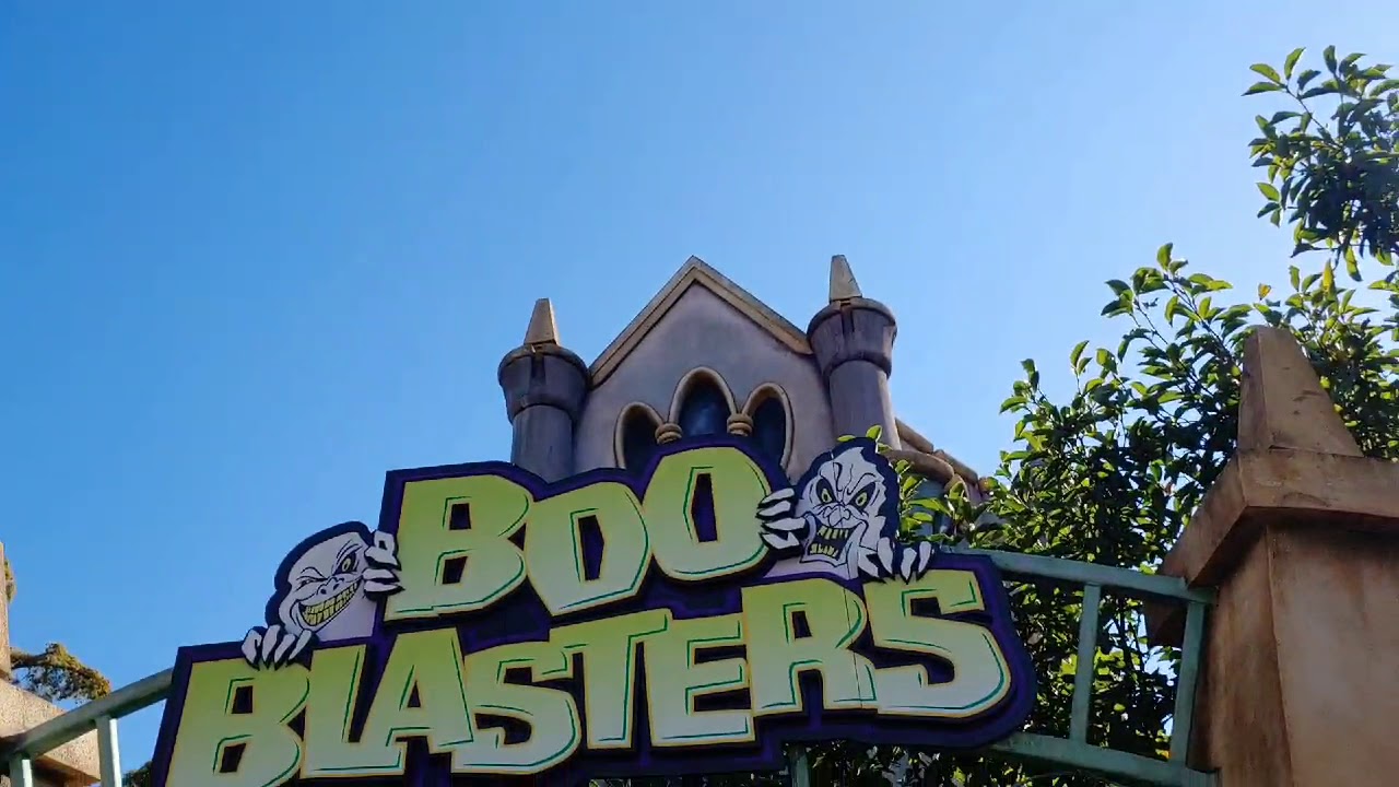 Boo Blasters Kings Island Off-Ride October 2019 - YouTube