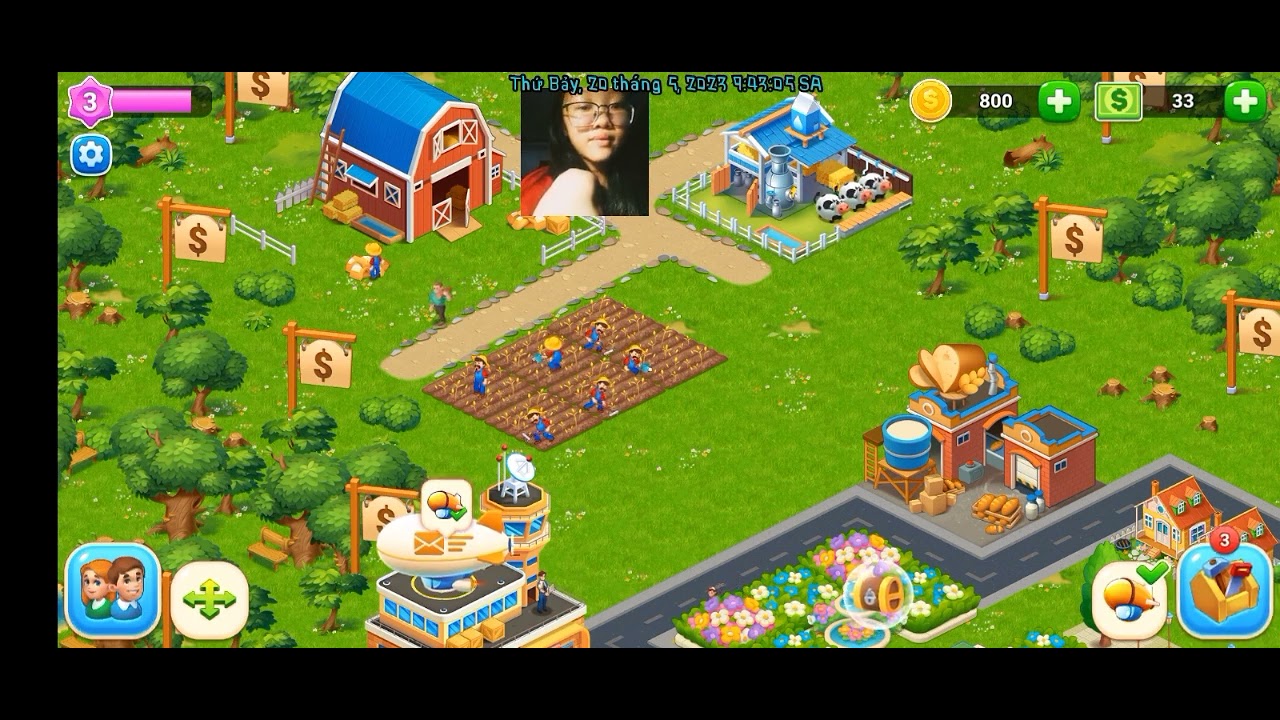 Farm city - game nông trại P3 - YouTube