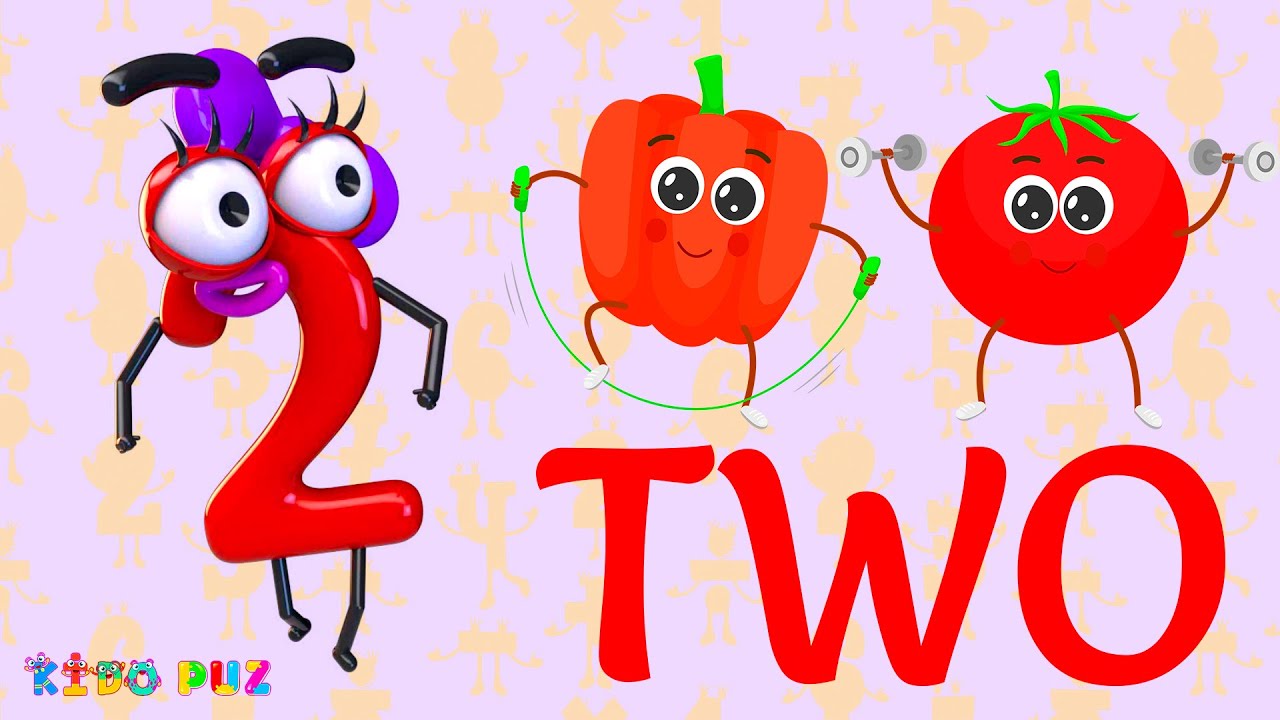 Learn Numbers From 1 To 10 | 123 Number Names | 1234 Numbers Song ...