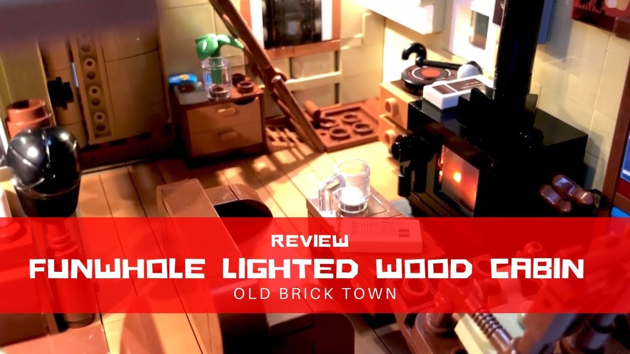 REVIEW | Funwhole Wood Cabin Retro House | FH-9001 2097 Pieces - YouTube