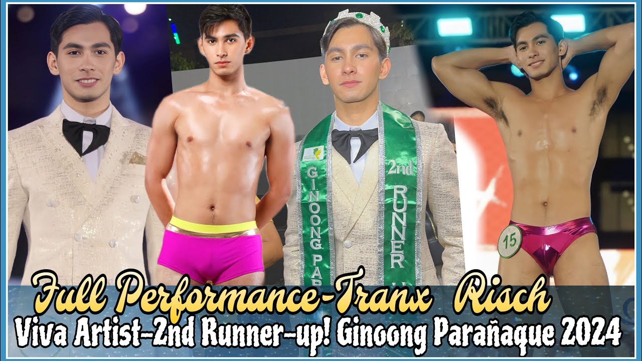 Viva Artist-TRANX RISCH won 2nd Runner-up Ginoong Parañaque 2024 - YouTube