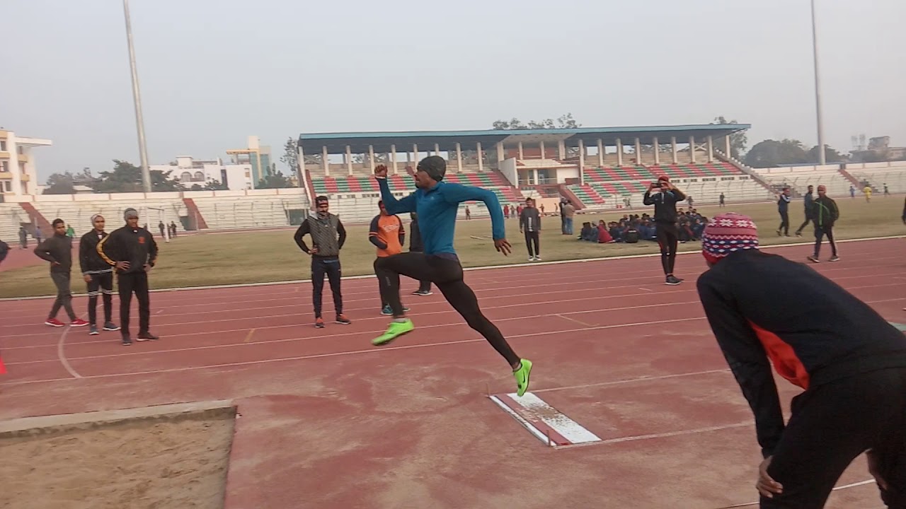 Long jump in patali Putra sports complex 💐 - YouTube