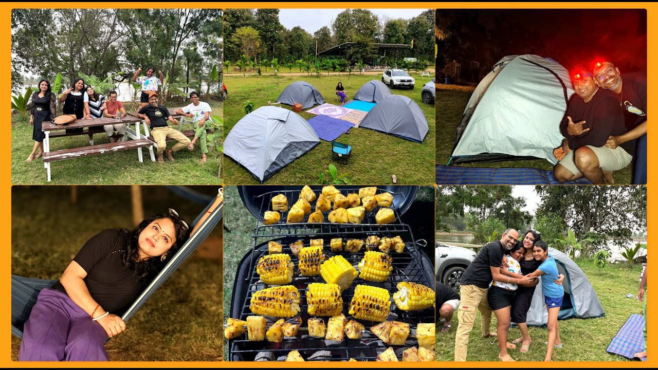Winter Night Camping | Lakeside Camping | Camp Monk Bannerghatta ...