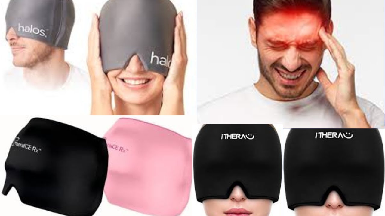 TheraICE Rx Form Fitting Gel Ice Headache /Migraine Relief Hat Cold ...