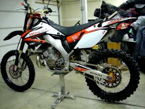 2006 CR250 cr 250 honda built trick custom - YouTube