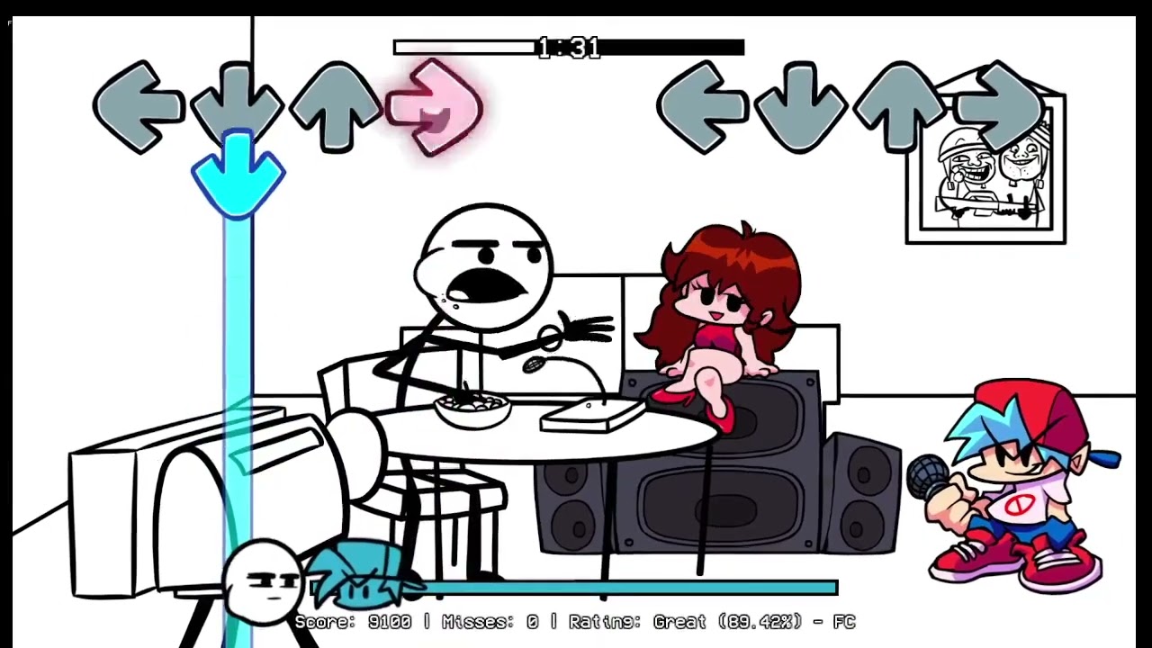 showing im good a fnf games with cereal guy - YouTube