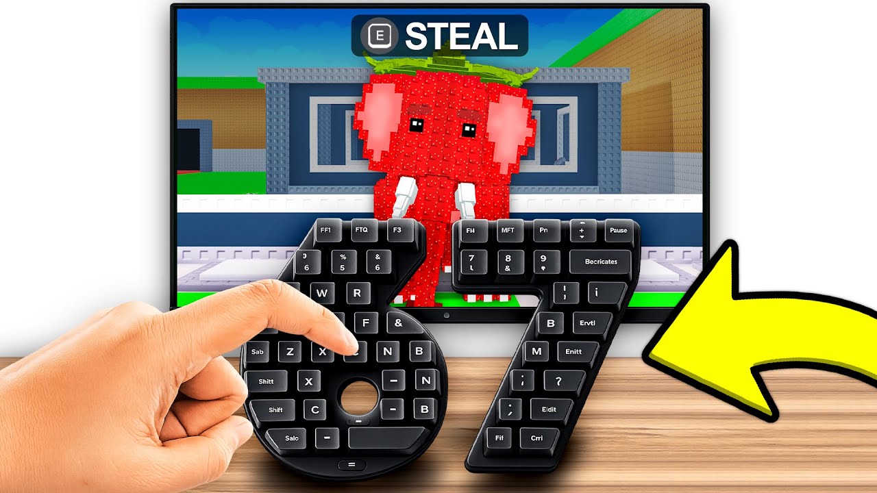 Steal A Brainrot But Every Steal = Worst Keyboard - YouTube