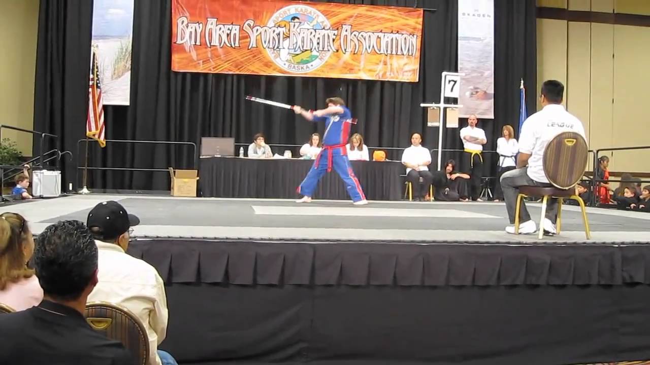 2010 Championships Nathan & Noah Fort open weapons traditional sparring ...