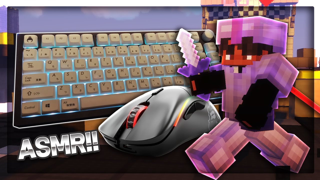 sweaty keyboard and mouse sounds :) | w/ handcam ;o - YouTube