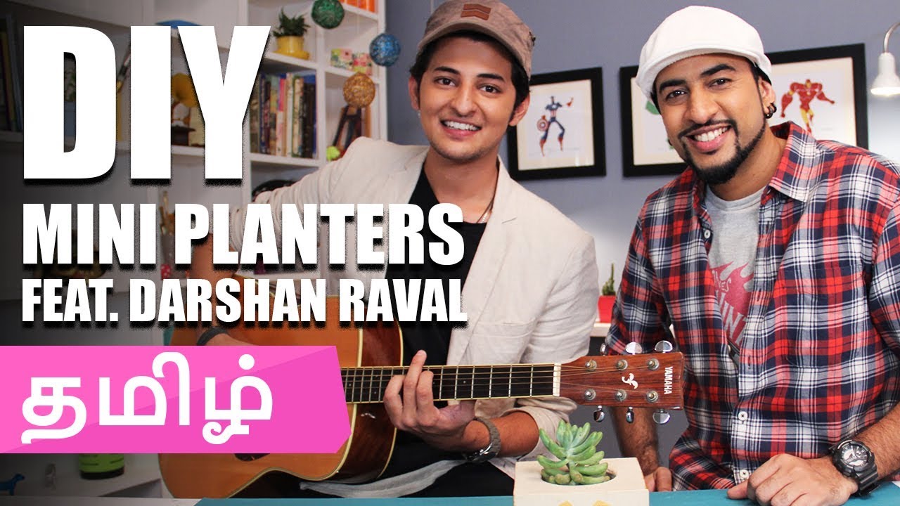Mad Stuff With Rob (Tamil) -How To மேக் DIY மினி பிளான்டெர்ஸ் feat ...