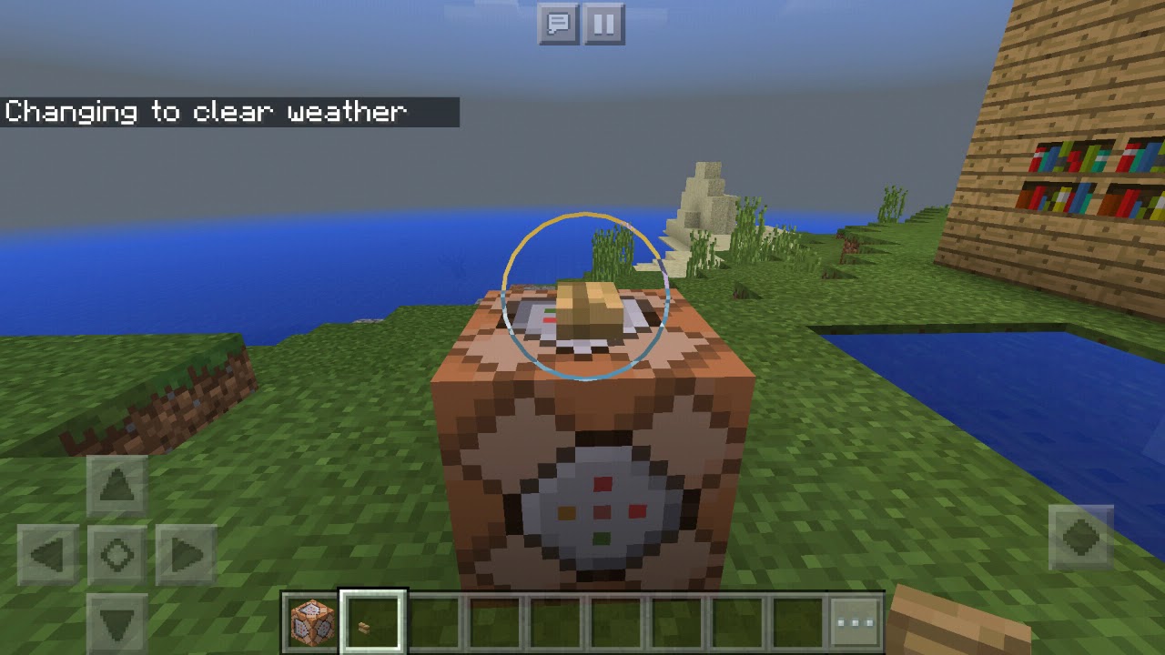3 command block creations in minecraft pe no mods - YouTube