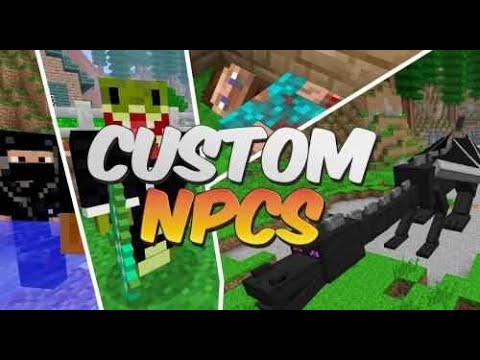 ОБЗОР МОДА Custom NPCS НА ВЕРСИЮ 1.16.5 - YouTube