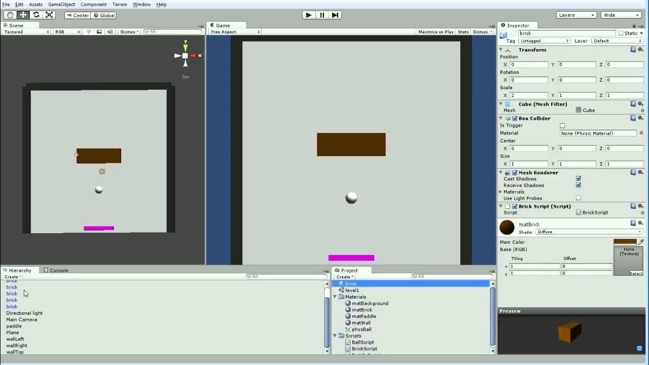 Unity 3d Tutorial for Programmers - Part 9 - Adding "English" to the Collisions - YouTube