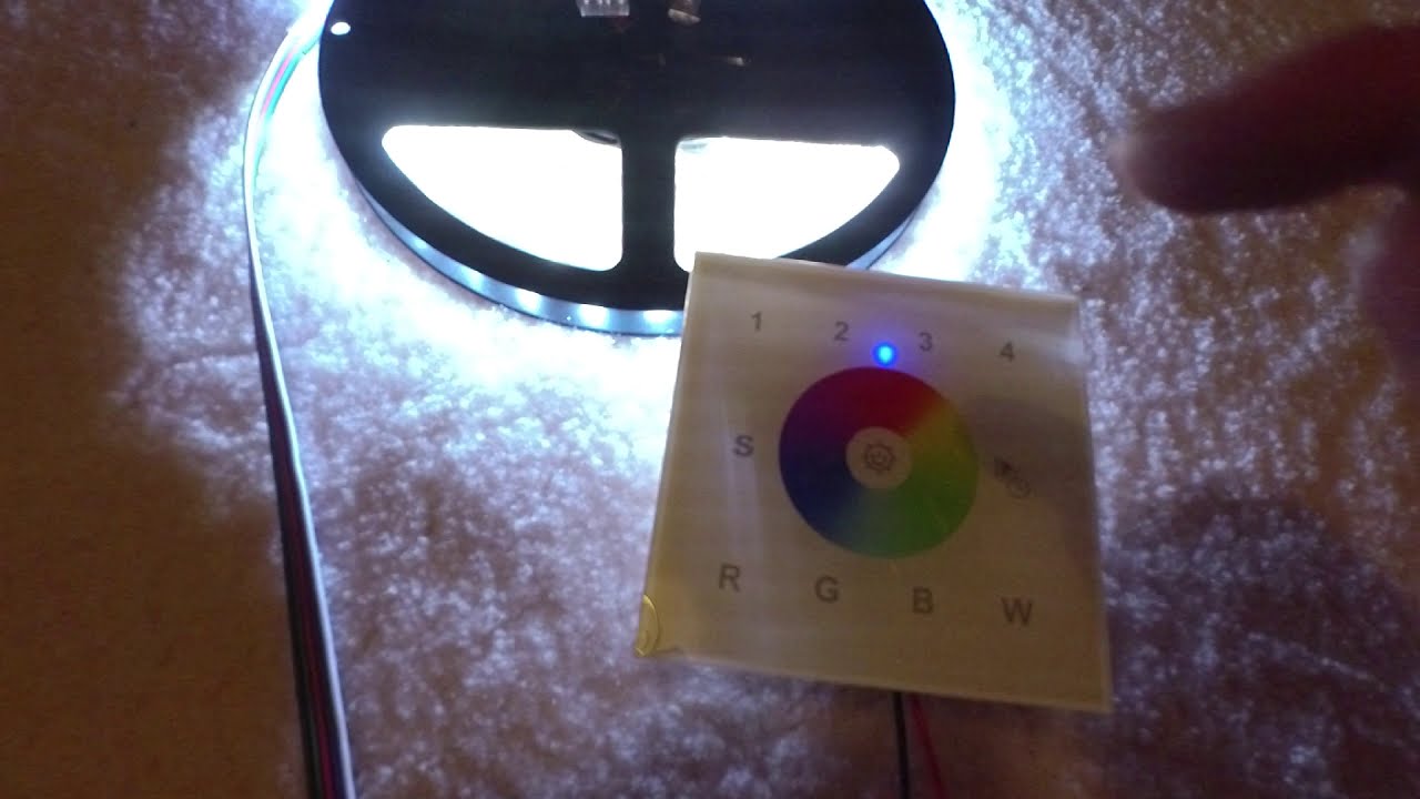 LED DMX & RF controller setup - YouTube