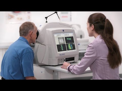 fundus test in eye - YouTube