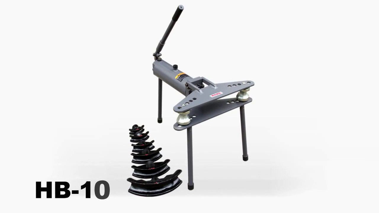 KAKA Industrial 10 Ton Hydraulic Pipe Bender HB-10 - YouTube