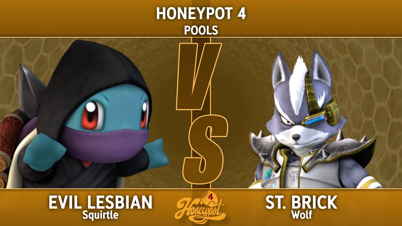 Honeypot 4 Pools - Evil Lesbian (Squirtle) Vs. St. Brick (Wolf) - YouTube