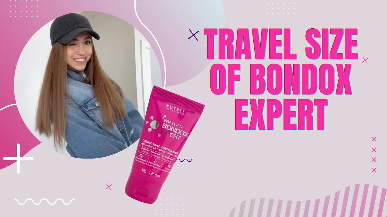 TRAVEL SIZE OF BONDOX EXPERT | Travel Size Cosmetics - YouTube
