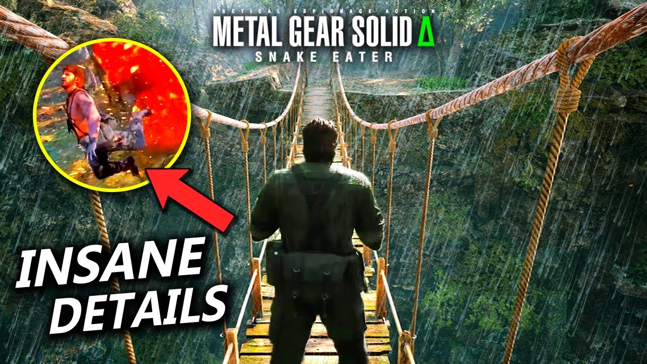 Metal Gear Solid Delta NEW Gameplay Details - ULTRA Realistic Damage ...