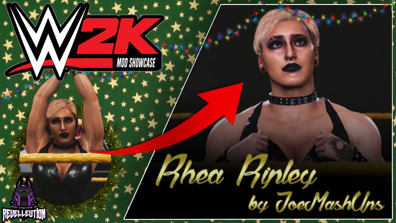 WWE 2K ModMas Showcase: Rhea Ripley Update Mod! #WWE2KMods #WWE # ...