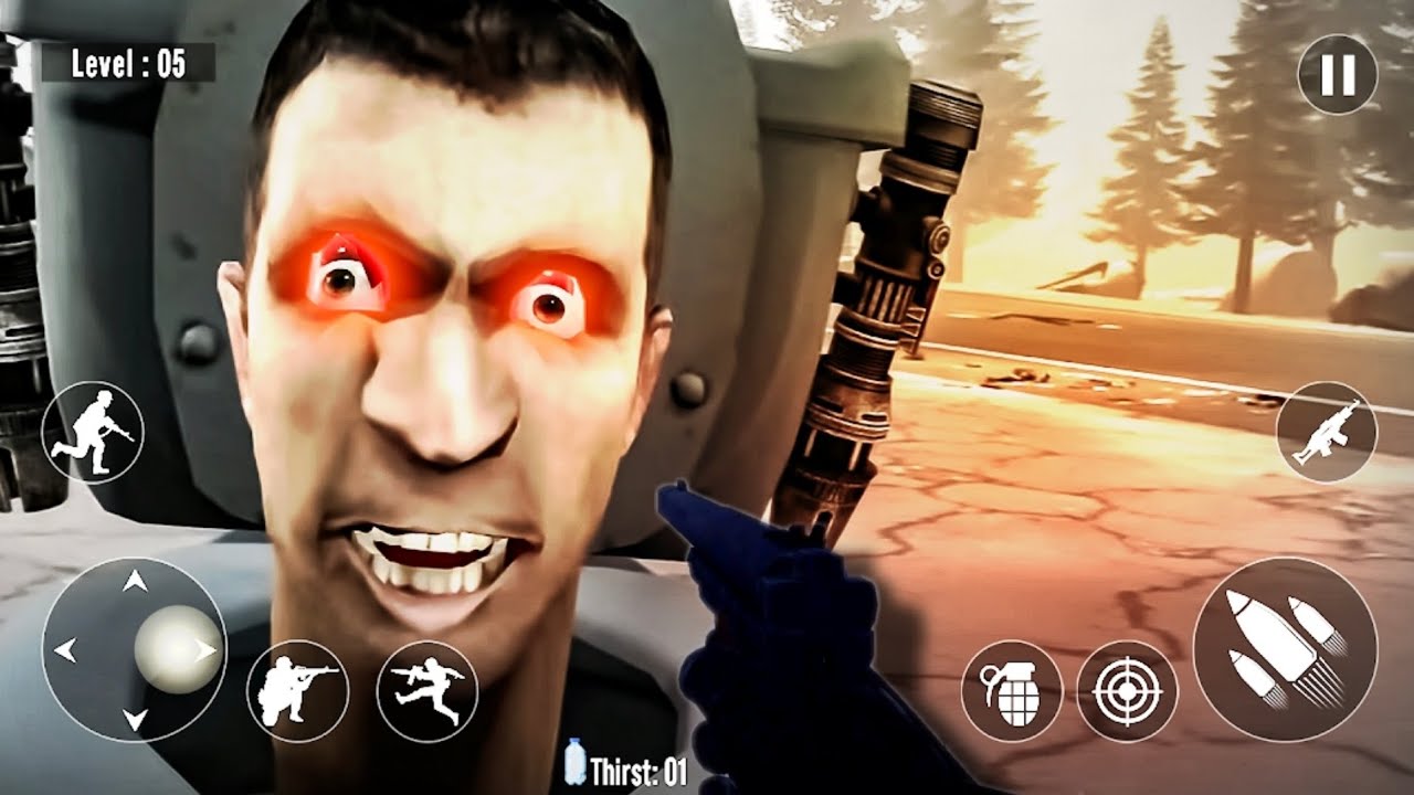 || Skibidi Toilet Rope Monster 3D Horror Game Android Full Gameplay ...