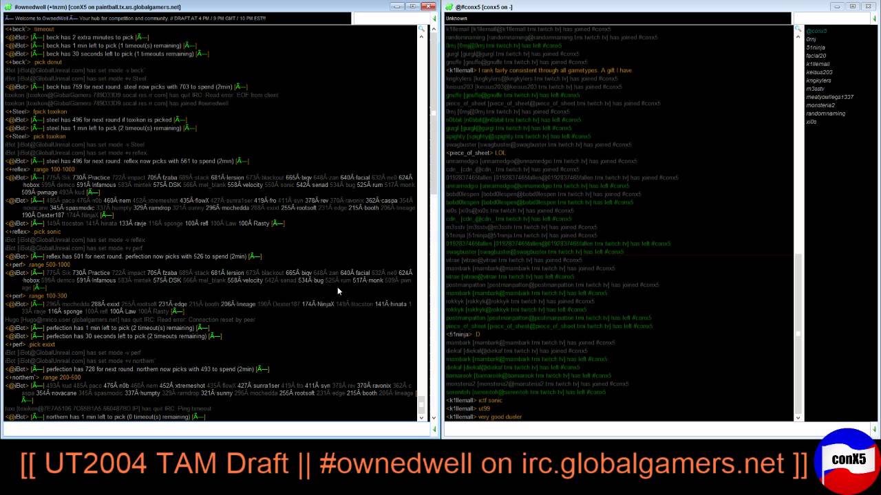 UT2004 TAM League Draft Night - 1 / 2 - YouTube