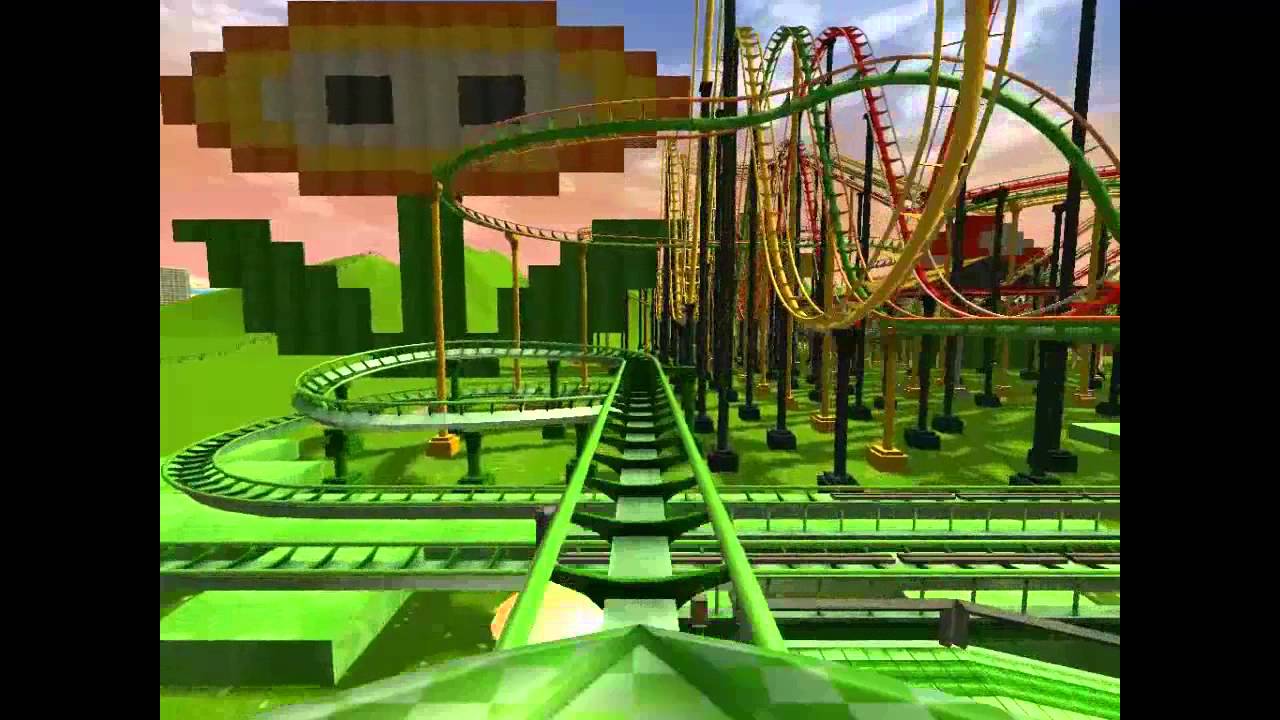 Super Mario World The Ninth RCT3 (NEW RIDES) - YouTube